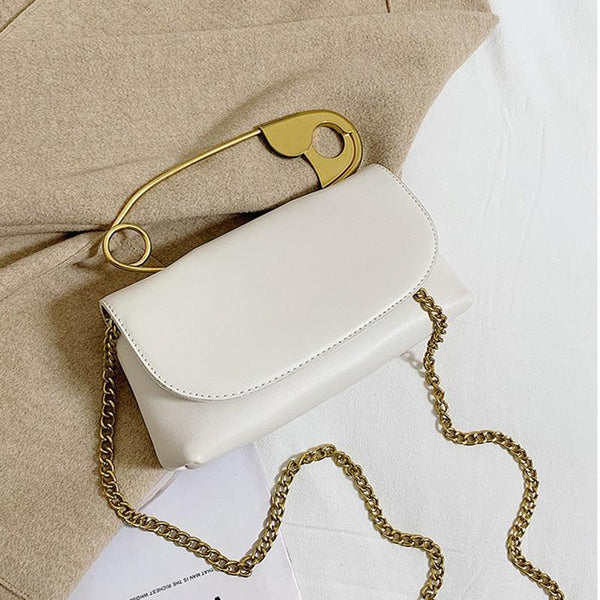 Safety Pin Handle Handbag – ODDSALTBoutique