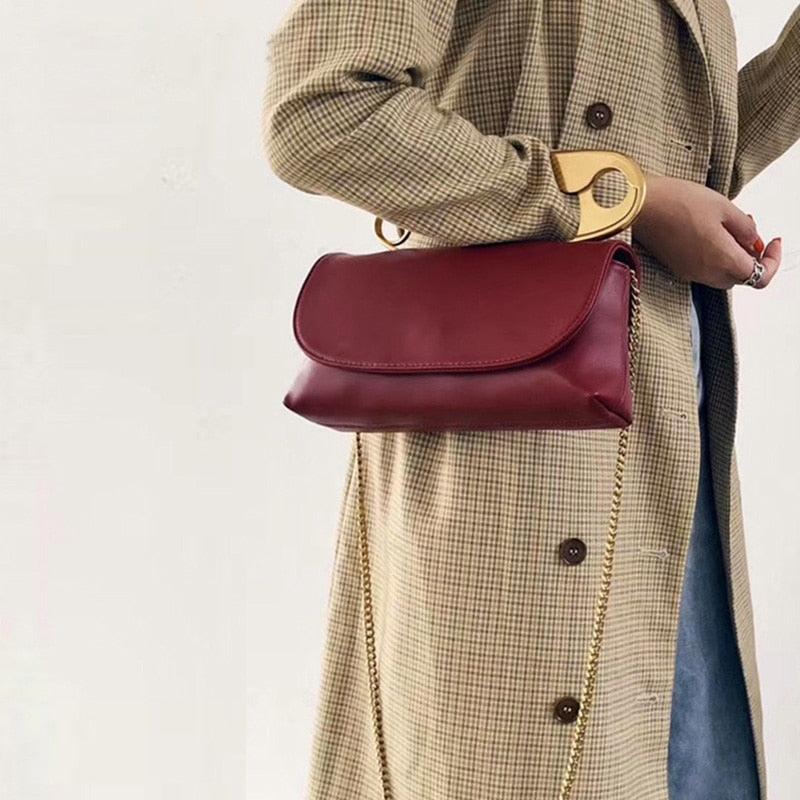 Safety Pin Handle Handbag – ODDSALTBoutique