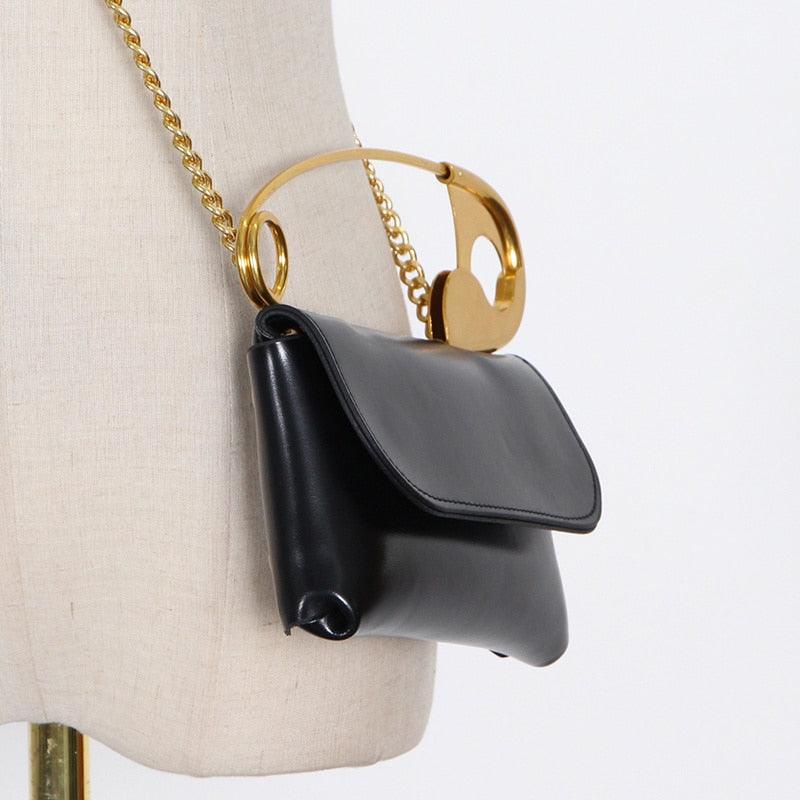 Safety Pin Handle Handbag – ODDSALTBoutique